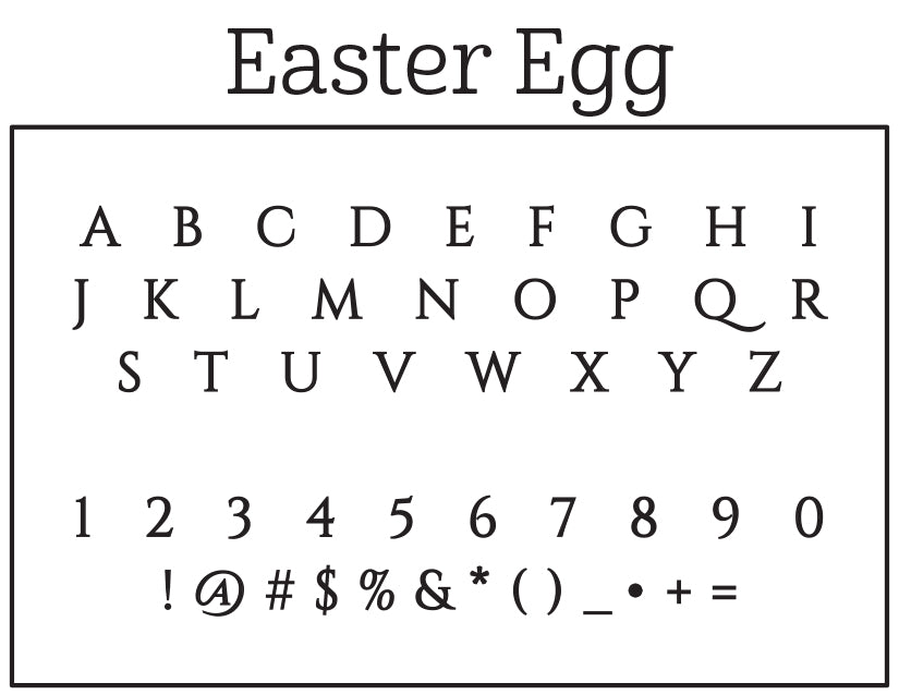 Easter Egg Return Address Stamp – PSA Essentials